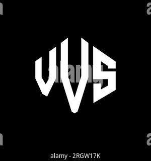 VVS-Logo in Polygonform. VVS-Polygon- und würfelförmiges Logo. VVS ...