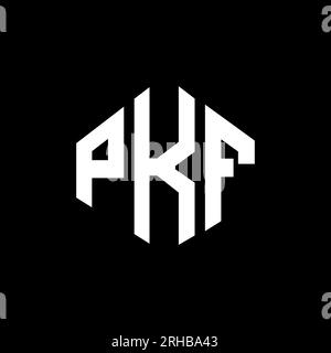PKF-Logo in Polygonform. PKF-Polygon- und würfelförmiges Logo. PKF ...