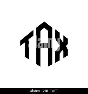 Logo mit STEUERZEICHEN und Polygonform. Logo in Form von STEUERPOLYGON ...