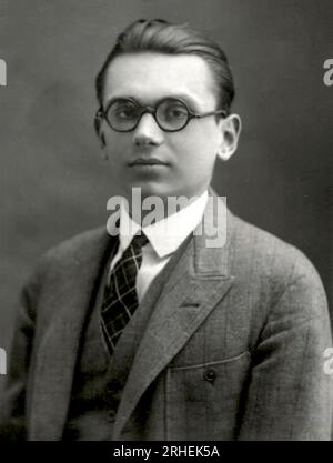 Mathematiker Kurt Gödel (1906-1978), erhält den ersten Albert Einstein ...