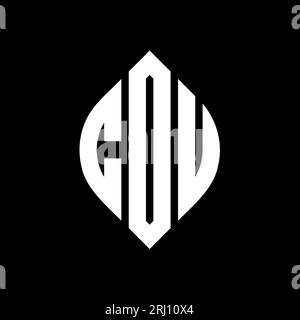 CDU-Logo mit kreisförmigem Buchstaben, Kreis- und Ellipsenform. CDU ...