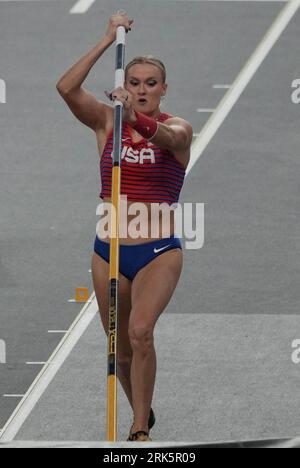 HANA MOLL of USA Final POLE VAULT WOMEN während der Leichtathletik ...