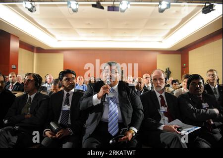 Kuwait Danish Dairy Company Chairman Mohammed Jaffar talks to an AP ...