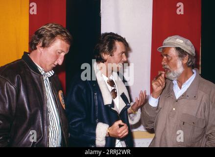 Komiker Mike Krüger, Schlagersänger Roland Kaiser und TV-Moderator ...