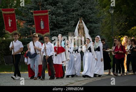 Rosenthal, Deutschland. September 2023. Gläubige versammeln sich bei einem ...
