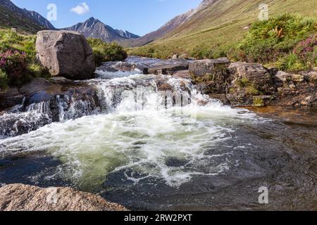 Blue Pools Glenrosa Waters, Glen Rosa, Goat Fell, Isle of Arran, Firth ...