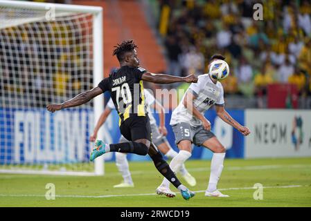 Haroune Camara von Al Ittihad FC während des 12. Spieltages der SAFF ...