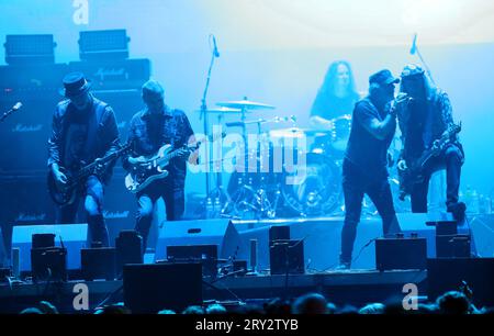 Marc Storace, Chris von Rohr, Mandy Meyer. Konzert der schweizerischen ...