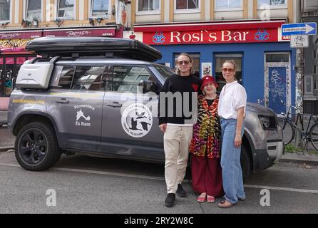 Hamburg, Deutschland. September 2023 28. Michel Ruge (r) und seine Frau ...