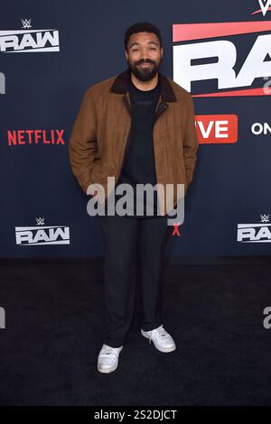 Jordan Howlett / Jordan The Stallion bei der Premiere der Wrestling ...