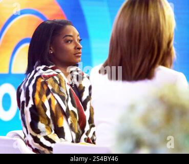 10. Januar 2025 Simone Baez in Hodas Abschiedsshow in der Today Show ...