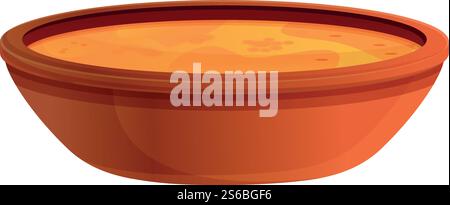 Symbol für griechische Bohnensuppe. Cartoon von Griechenland ...