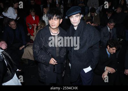 Jay Chou und Robert Pattinson besuchten die Dior Herrenmode Herbst ...
