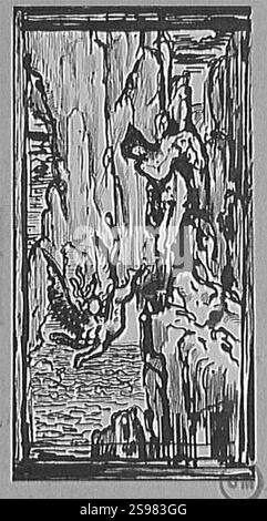 „Le Sphinx deviné“ von Gustave Moreau präsentiert den Moment aus der ...