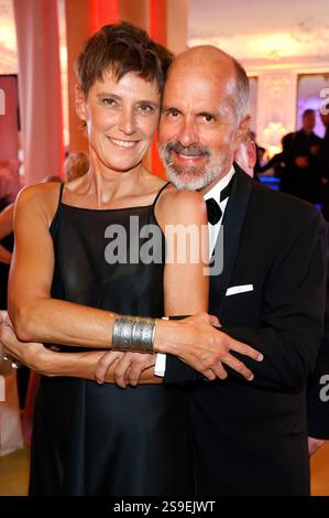 Christoph Maria HERBST Schauspieler mit Ehefrau Gisi HERBST Roter ...