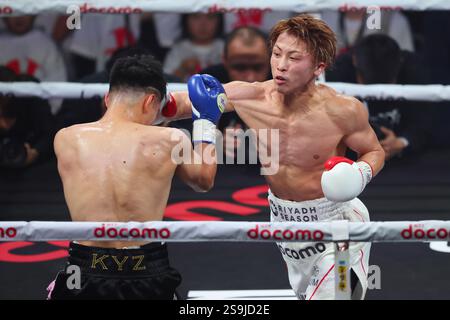 (L bis R) Kim YE-joon (KOR), Naoya Inoue (JPN), 24. JANUAR 2025 - Boxen ...