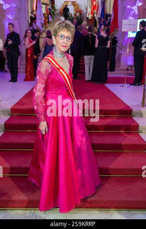 Ball der Wiener Wirtschaft auf der Hofburg in Wien, Österreich, am 24 ...