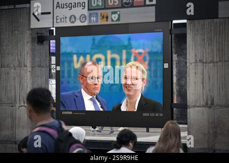 FOTOMONTAGE: CDU Kanzlerkandidat Friedrich MERZ will ein TV Duell mit ...