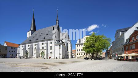 Deutschland, Thüringen, Weimar, Herderplatz, Stadtkirche, Petrus und ...