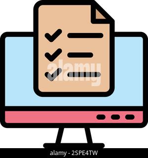 To-do-Liste Symbolvektor, gefülltes flaches Zeichen, solides Piktogramm ...