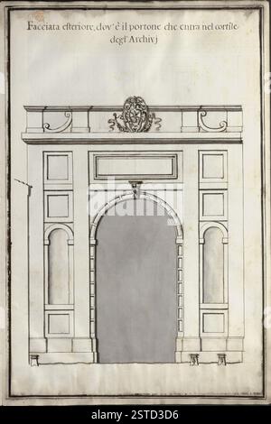 Eine Illustration aus der King's Topographical Collection der British ...