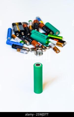 Der moderne Lithium-Ionen-Akku steht im Kontrast zu herkömmlichen NiMH ...