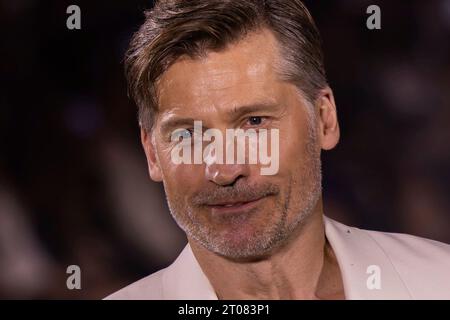 Nikolaj Coster-Waldau wears a creation for the L'Oreal Spring/Summer ...