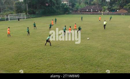 Action der Goa Football Association Third Division Spiel zwischen Santa ...