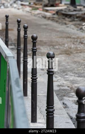 Straßenreparationen in der Stadt. Paris, Frankreich. Städtische ...