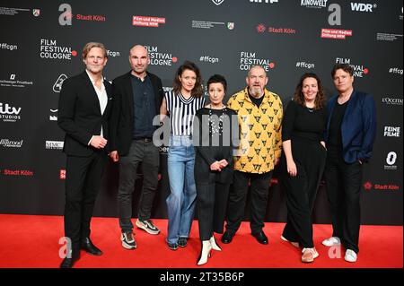 Schauspieler Tinka Fürst, Renan Demirkan und Dietmar Bär, l-r, kommt ...