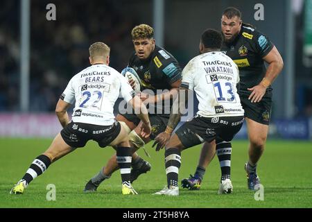 RUSI Tuima von Exeter Chiefs während des Investec Champions Cup Matches ...