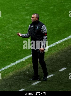 Cray Valley Manager Steve McKimm vor dem Rückspiel der ersten Runde des ...