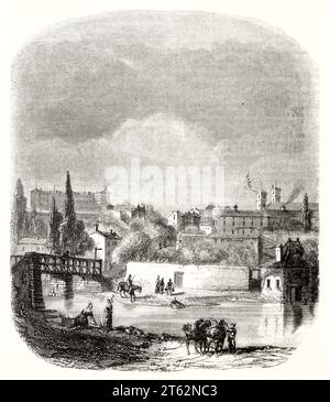 „La France pittoresque“ ist ein altes illustriertes Buch, das die ...