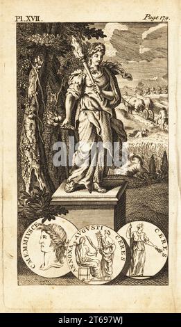 Demeter, die Göttin der Ernte und der Landwirtschaft, der Griechischen ...