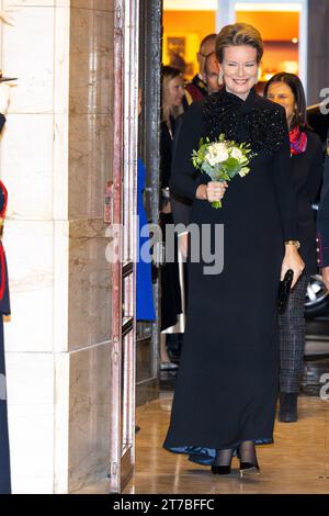 Brüssel, Belgien November 2023. Francois Maniquet und König Philippe ...