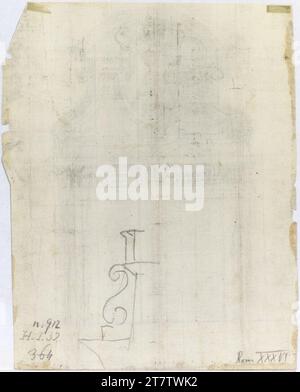 Francesco Borromini (Zeichner in) Rom, San Carlo an den vier Brunnen ...