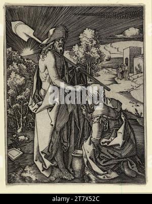 Christus erscheint als Gärtner Maria Magdalena, Adriaen Lommelin, nach ...