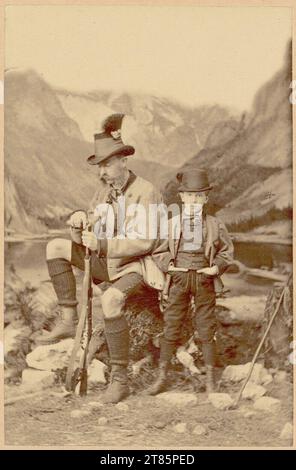 Ludwig Angerer Kaiser Franz Josef I. und Kronprinz Rudolf als Jäger ...