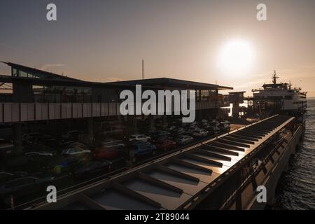 Seattle, USA. September 2023. Das neu fertiggestellte Colman Ferry ...