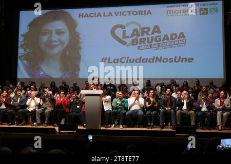 Nicht exklusiv: 20. November 2023, Mexiko-Stadt, Mexiko: Alejandro ...