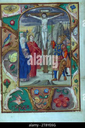 Stundenbuch der Familie de la Porte, Präsentation im Tempel, dieses Stundenbuch aus dem 16 ...