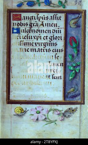 Gebetsbuch (Fragment), dekorierte Initiale, dieses Gebetsbuch entstand ca. 1520-30 ...