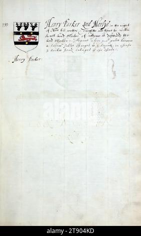 Buch der englischen Heraldik, Wappen von Henry Lord Scrope, Baldwin de Wake und Robert Ros(s ...