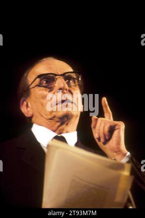 Norberto Bobbio, italienischer Philosoph der Rechts- und ...