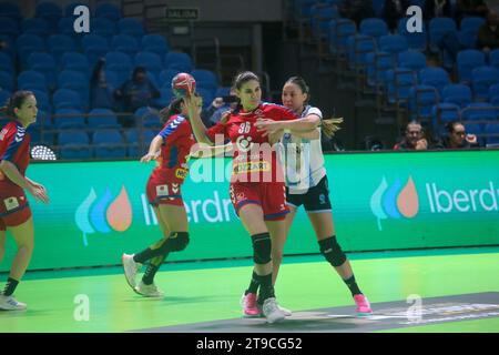 Natasa Lovric aus Serbien während des IHF Handball-WM-Spiels der Frauen zwischen Serbien und ...