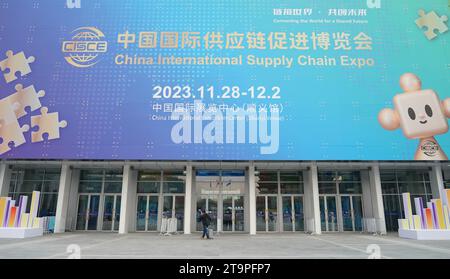 Peking, China. November 2023. Dieses Foto vom 26. November 2023 zeigt ...