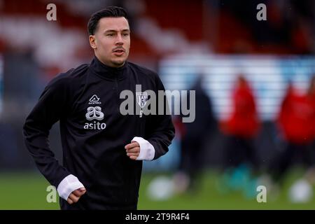 ALMERE, NIEDERLANDE - 26. NOVEMBER: Mario Engels (Heracles Almelo ...