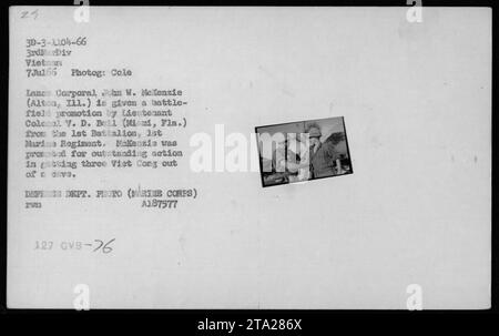 Oberstleutnant V. D. Bell, der die Kompanie-Kommandanten der A & B ...