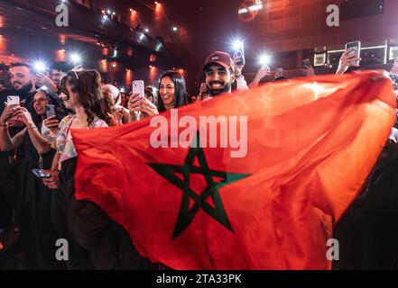 AMSTERDAM - das Publikum tanzt mit einer Band während der Begleitaktion in AFAS Live for ...