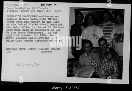 Ein US-amerikanischer Pilot, der während des Vietnamkriegs gefangen ...